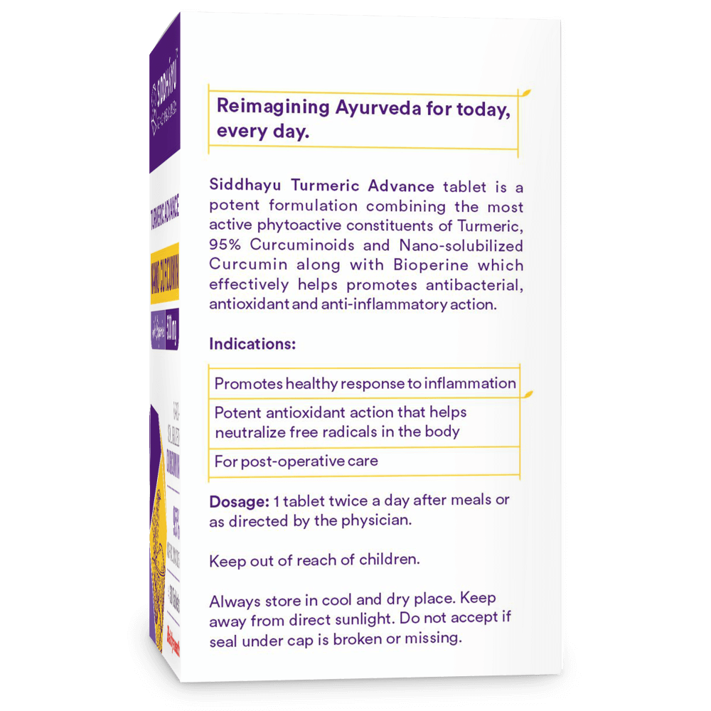 Turmeric Advance - 30 tab And Painquit - 60 tab Combo – Siddhayu