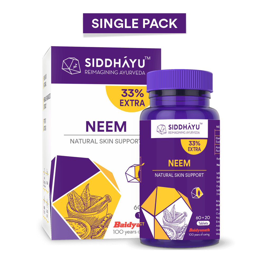 Neem - 80 tab And Digee Yogue - 350 ml combo – Siddhayu